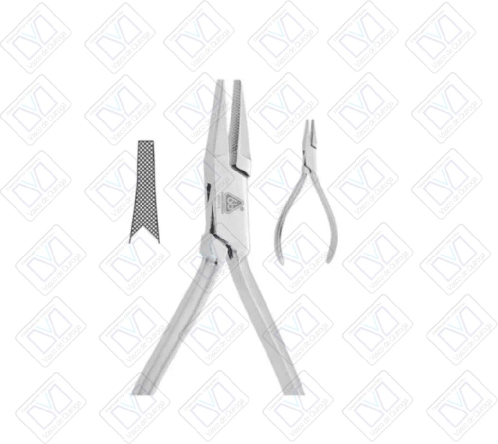 Pinza Puntas Planas 6B - Depósito Dental VQ